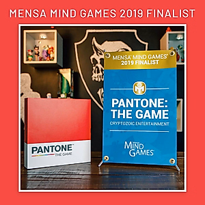 Pantone: The Game - Simple-to-Play Competitive Party Game - Ages 8 and Up - Create Pop Culture Characters Using Only Color Swatches and Your Own Creativity!