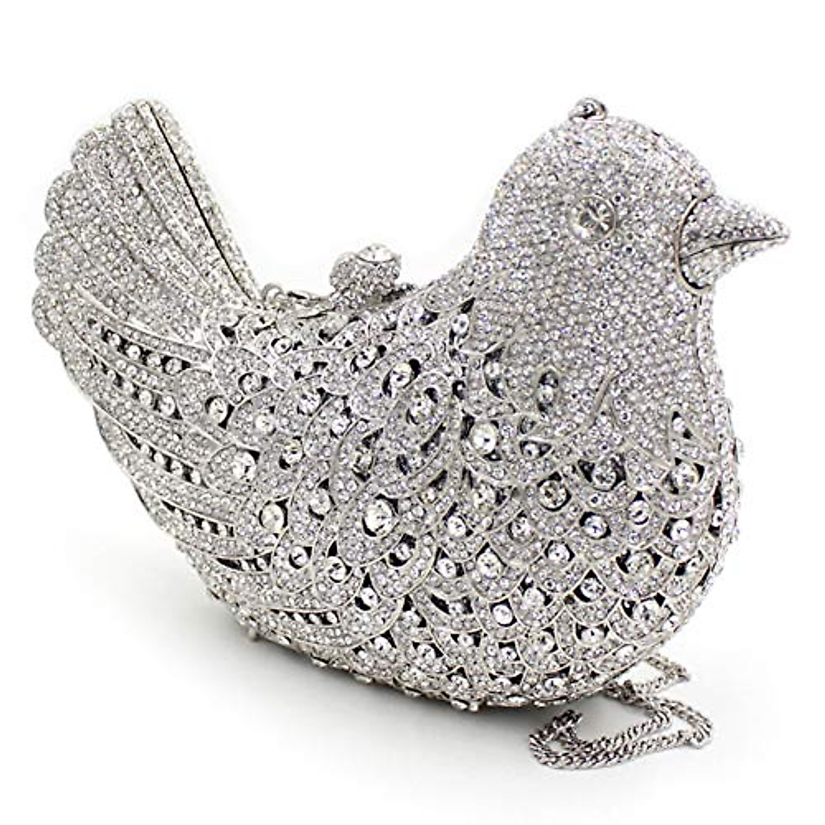 Ladies Diamond Clutch-Purse Chain Wedding Women Evening-Bag Rhinestone Luxury-Handbag Bird