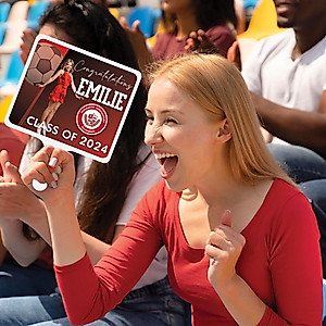 VictoryStore Custom Photo Church Fans - Hand Held Fans - Full Color Print - Waterproof Fans, 8x10.5 Inches, One Sided (108)