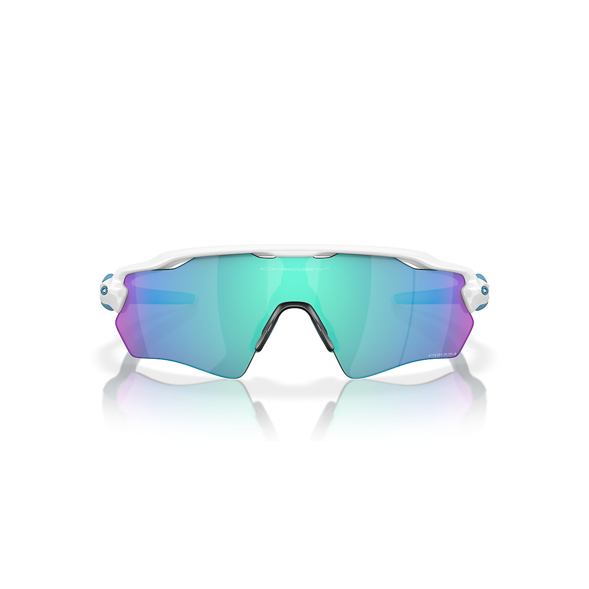 Oakley Youth OJ9001 Radar EV XS Path Rectangular Sunglasses, Polished White/Prizm Sapphire, 31 mm