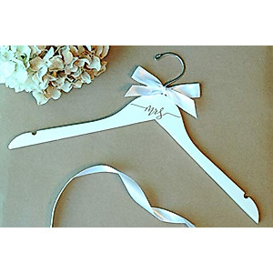 Mrs Wedding Hanger, Bride Hanger, Bridal Wedding Gift, Decal