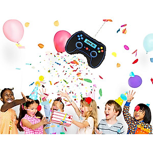 Video Game Controller Pinata 16”x11”x 4” Perfect for Birthday Gamer Parties, Party Decor, Gaming theme parties and other Decorations
