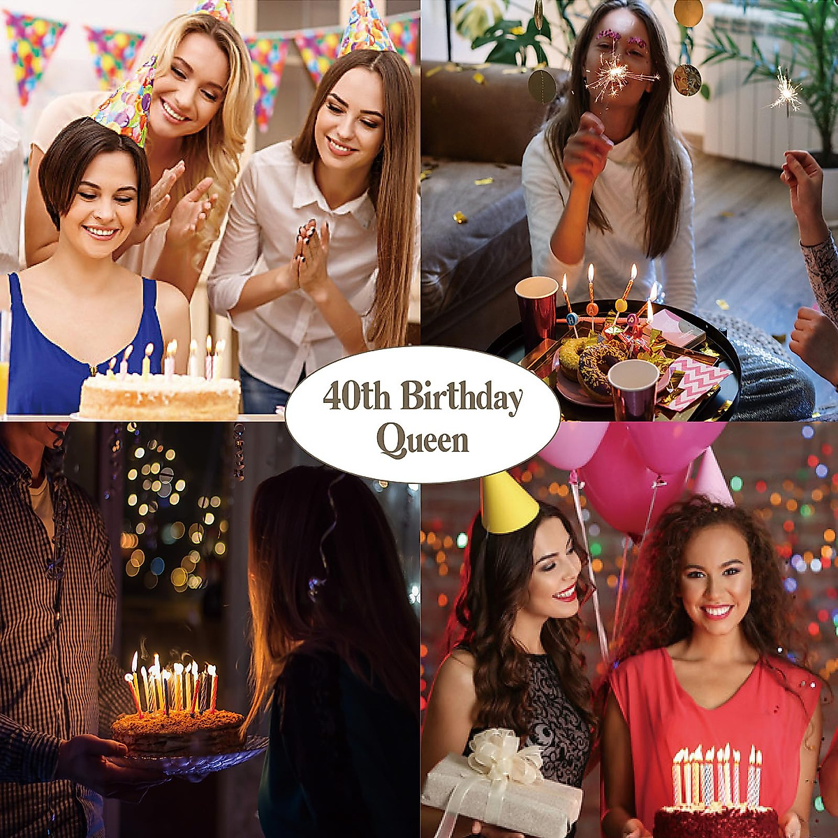 40th Birthday Gift for Women, 40th Birthday Jewelry Mini Storage Box with Refillable Perfume Bottle, Gift for 40 Year Old Female, 40th Bday Gift, 40 & Fabulous Gift, 40th Birthday Items