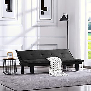 Modern Cozy Loveseat,Soft Upholstery Futon Sofa Daybed,Small Love Seat Recliner Couch for Living Room Office Apartment Compact Space Furniture Set,Solid and Easy to Assemble