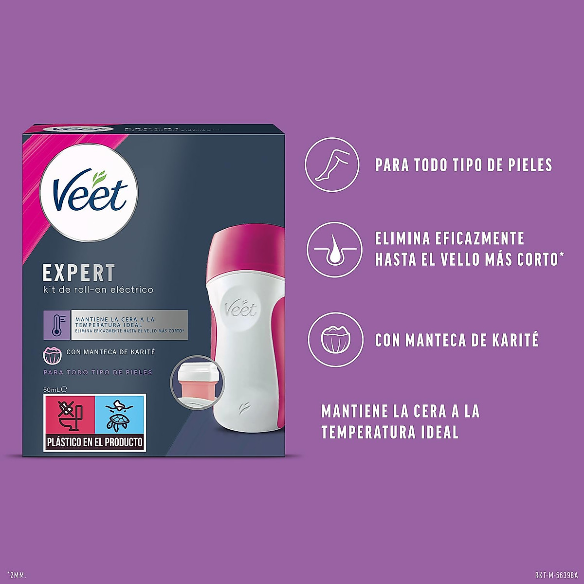 Veet Easy Wax Roll-On Electric Kit