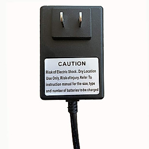 6 Volt Children Ride On Toy Car Charger, 6 V Battery Charger for Kid Trax Disney Frozen Mickey Minnie Mouse Toddler Quad Children Powered BMX X6 Audi R8 Spyder Ride-Ons Red Plug