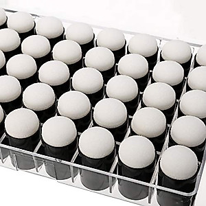 40 Pcs Finger Sponge Daubers with Storage Box for Painting Chalk Ink Card Making Drawing