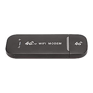 4G LTE USB WiFi Router, Mobile WiFi Hotspot Modem Dongle with SIM Card Slot, 150Mbps High Speed, 10 Users Sharing, Wireless Network Adapter for Phone Laptop Tablet