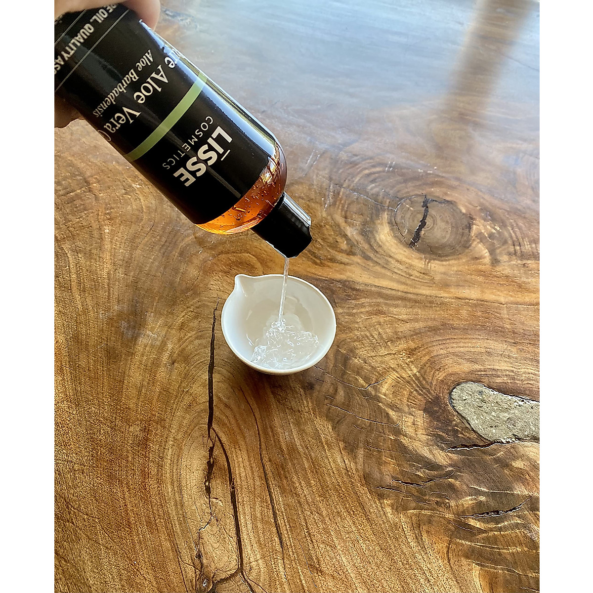 Lisse 100% Pure Aloe Vera Gel Cosmetic/Therapeutic Grade– Batch Tested and Verified – Premium Quality you can Trust 16oz