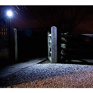 DINGLILIGHTING 20W Led Motion Sensor Flood Lights Outdoor, PIR Induction Lamp, Intelligent Light, 6000K, Cool White, 160W Bulb Equivalent, 1600lm, Super Bright Waterproof Security Floodlight