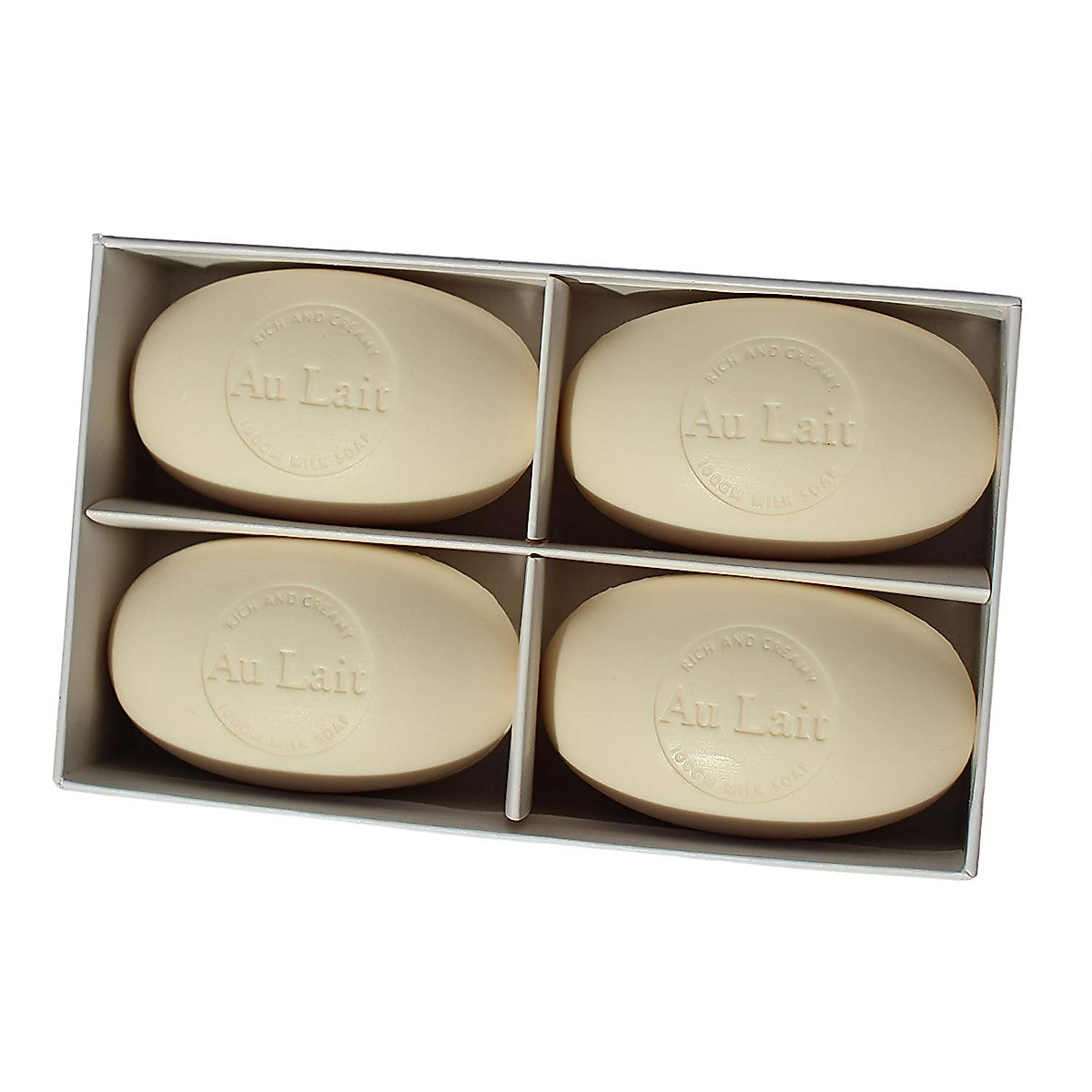 The Scottish Fine Soaps Company Au Lait Milk Soaps (4 x 100g)