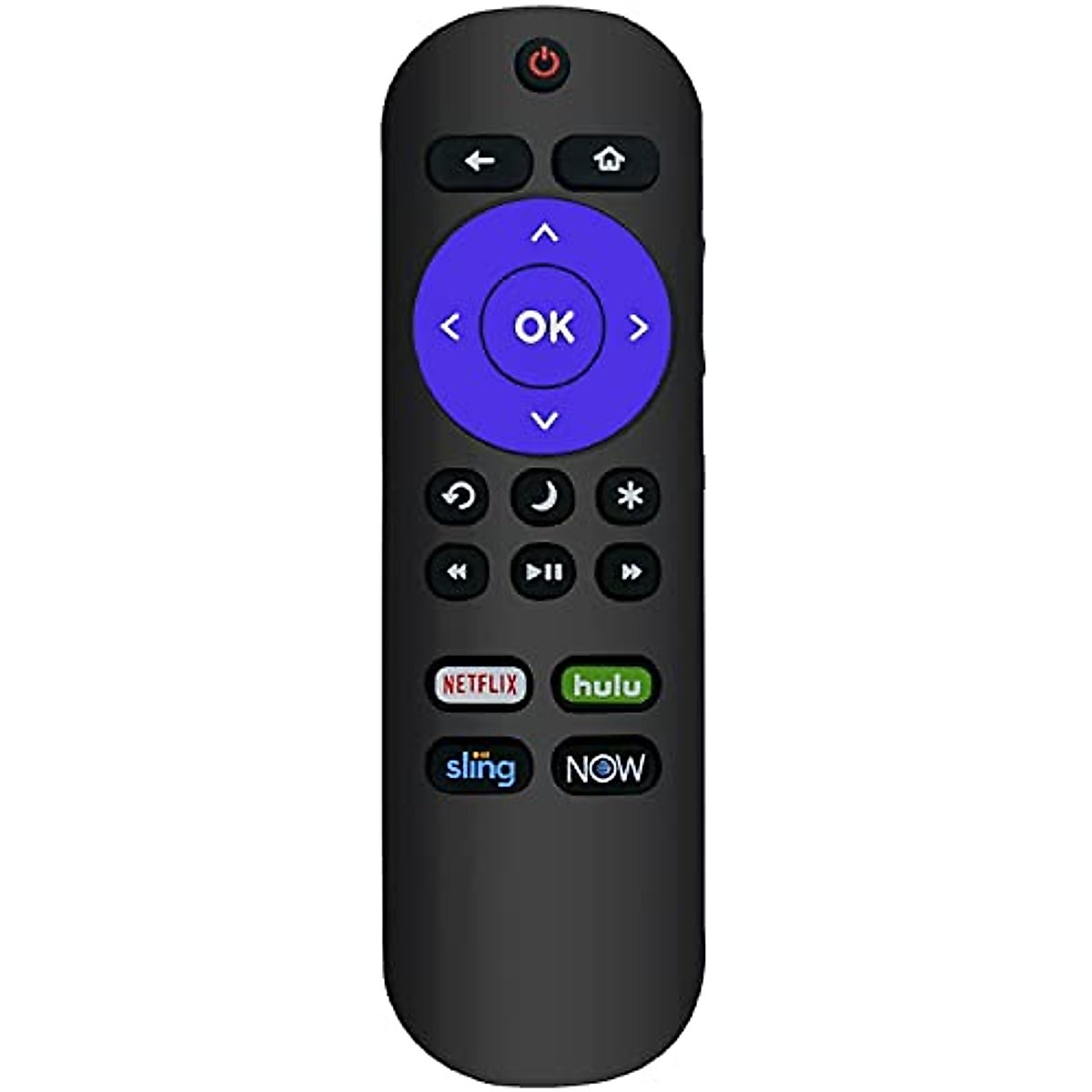 Universal Remote Control Compatible with All Hisense-Roku TV & Sharp-Roku TV Remote, No Setup Required