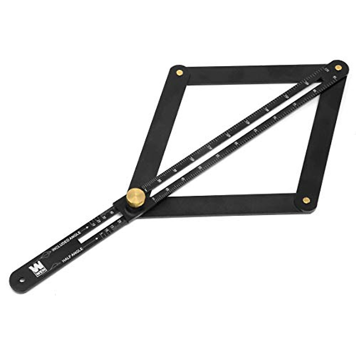 WEN ME360P Aluminum Miter Saw Bevel Gauge and Corner Angle Finder for Woodworking