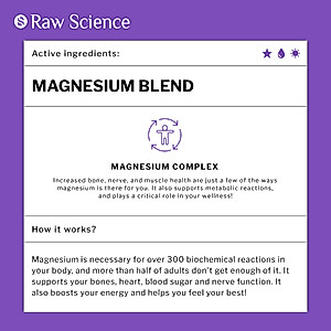 Magnesium Citrate Capsules - High Absorption Magnesium Supplement for Muscle, Nerve Health and Relaxation