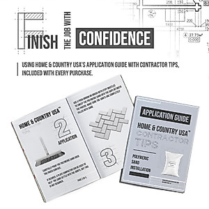 Alliance Gator Polymeric Stone Dust Bond (Grey). for Joints up to 6 Inches. with Home and Country USA Professional Contractor Tip