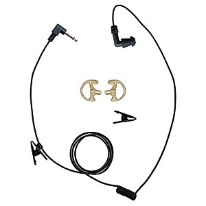 Sheepdog Profile Tubeless Listen Only Earpiece, Black, 3.5mm Connector