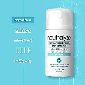 Brightening Dark Spot Corrector for Face - Maximum Strength Acne Dark Spot Remover, Brightening Serum & Fade Cream - Melasma Treatment for Face with Vitamin C, Niacinamide & Arbutin (90+ Day)