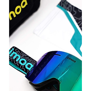 Kimoa - Ski Goggles Lab Gris, Adultos Unisex, Estandár