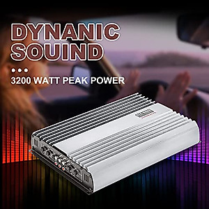 3200W 12V 4 Channel Car Amplifier Stereo Power Amp Audio 4CH Bass Sub Woofer
