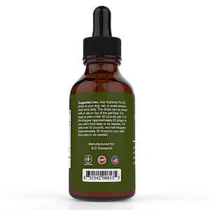 Probiotics for Dogs and Cat Probiotics - 120 servings (1/2ml). 100% Natural Digestive Enzymes for Gas Relief and Healthy Digestion. Prebiotics via Liquid Vitamins for Constipation & Leaky Gut