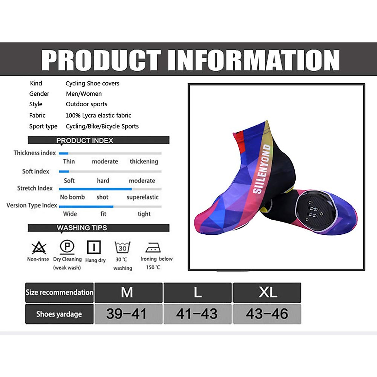 HomDSim Bicycle Shoe Covers MTB Mountain Road Bike Shoes Cover Waterproof Cycling Sport Overshoes Cover