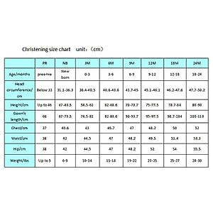 Aorme Long White Lace Bonnet Christening Gowns for Girls with Buttons Half Sleeves