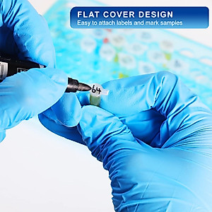 500PCS Biologix 1.5ml Microcentrifuge Tubes with Universal Cap (Non-Safe Lock Cap), Graduated Conical Micro Centrifuge Small Vials Without Leakage for Lab Use, Sample Storage