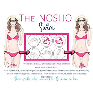 NŌSHŌ Swim Camel Toe Concealer Reusable Invisible Adhesive Silicone for Women Leggings Swimwear Activewear