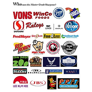 New 2021 Master Grade Alpine Electric Chef Knife Sharpener Sharpen Cleaver, Chef Knife, Small Pocket Knife Sharp. Beige color. Made in Taiwan