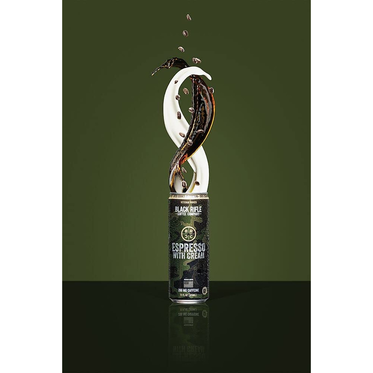 Black Rifle Coffee Company RTD (Espresso with Cream, 11 Fl Oz (Pack of 12))