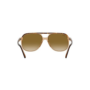 Ray-Ban RB2198 Bill Square Sunglasses, Havana On Transparent Brown/Clear Gradient Brown, 56 mm