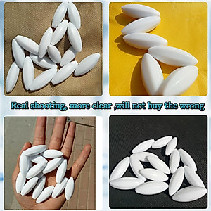 Magnetic Stirrer Stir Bar PTFE Magnetic Mixer Stir Bars (12X35mm, Olive Shape, 10pcs)