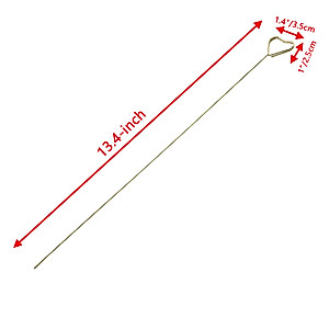 Bitray 10PCS Gold Floral Place Card Holder Pick Heart Shape Metal Wire Floral Place Card Holders