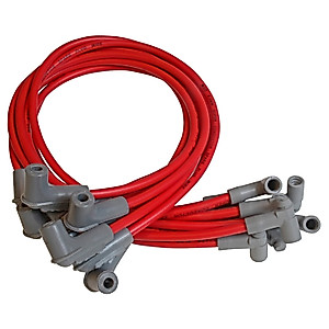 MSD 35609 Super Conductor Spark Plug Wire Set, Big Block Chevy for use with HEI Tower Cap