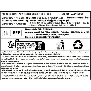 Disoza Large Coffee Cup Ceramic Soup Mug with Handles 24 Ounce Oversized Soup Mugs Bowl Porcelain 700 ML Coffee Tea Cup XXL Cereal Bowls Soups Ramen Salad Bowl Coffee Cappuccino Cups Large Soup Bowl