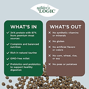 NATURE'S LOGIC Dog Food Canine Meal Feast, Beef