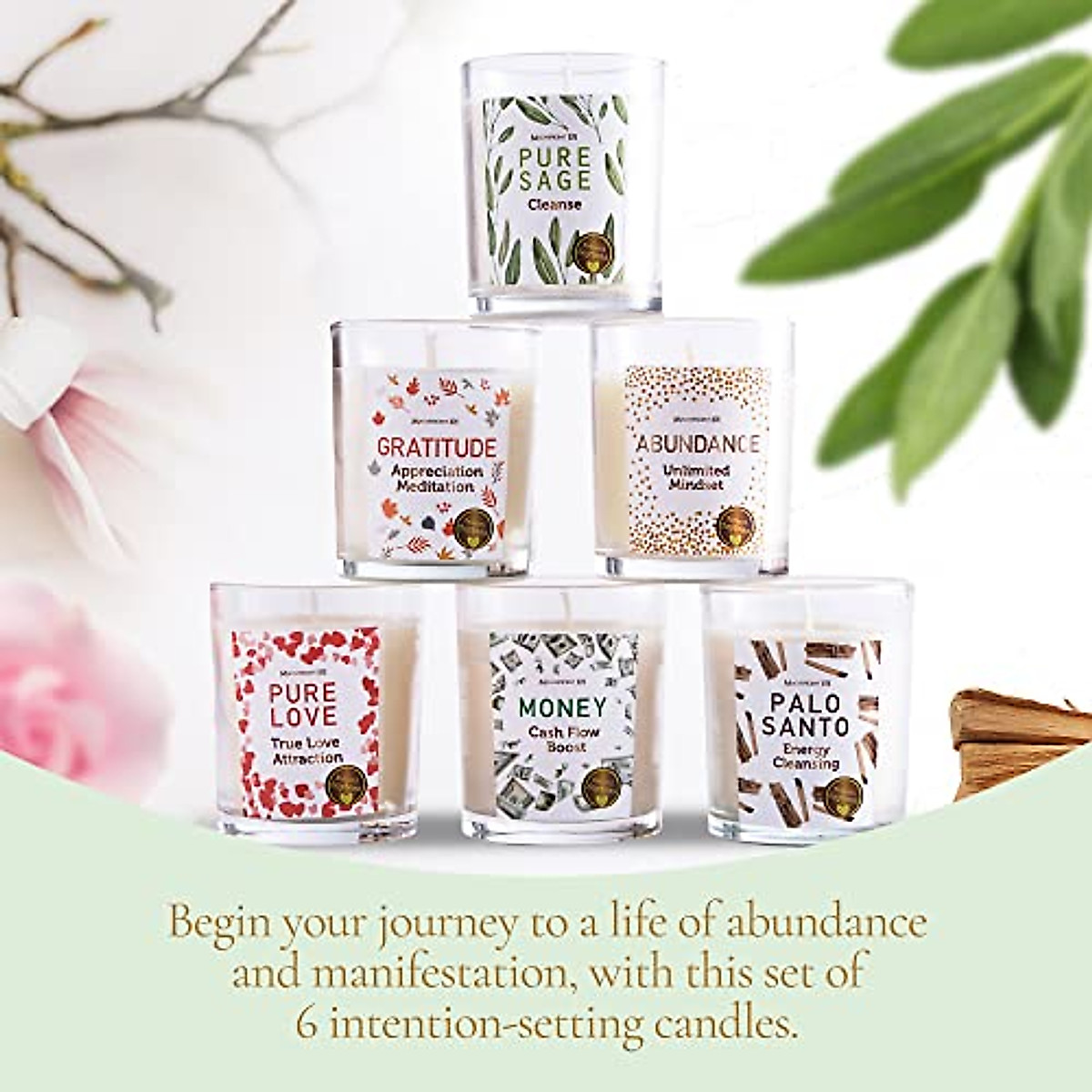 Magnificent 101 Gift KIT Set of 6 Candles
