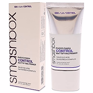 Photo Finish Control Mattifying Makeup Primer with Salicylic Acid - An Oil- Controlling Primer for Matte Looking Skin - Standard, 1.01 fl oz