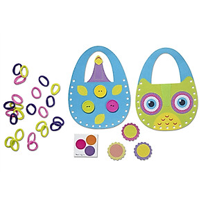 Melissa & Doug Loop It! Beginner Craft Kit - Owl Tote | Arts & Crafts | Age +3 Years | Gift for Boy or Girl