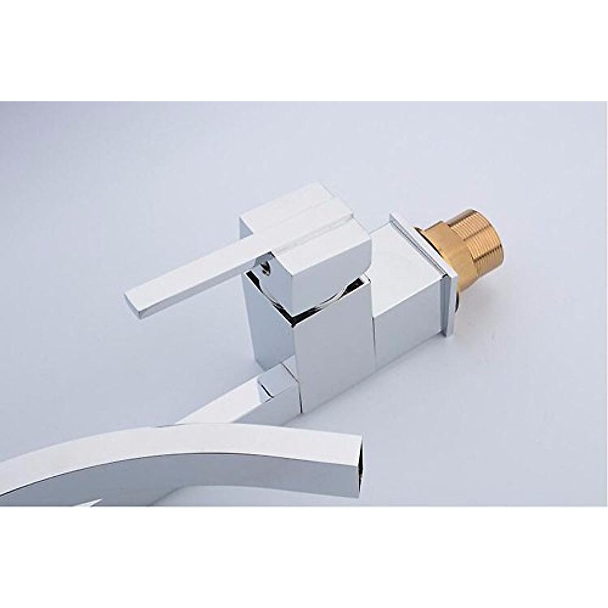 SJQKA-All copper style wrench tap, single basin faucet, creative hot and cold double use U faucet