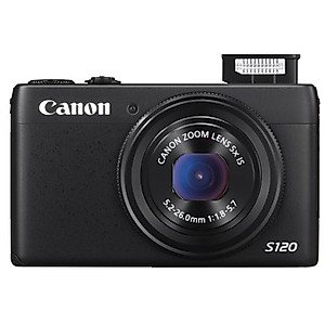 Canon digital camera PowerShot S120 (black) F value 1.8 24 mm wide-angle 5 x optical zoom PSS120 (BK) - International Version (No Warranty)