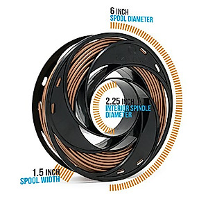 Gizmo Dorks Nylon Filament for 3D Printers 1.75mm 200g, White