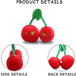 Maikerry 3 Pieces PVZ Plants 1 2 Stuffed Plush Toy, PVZ Figure Doll Gifts Christmas for Kids and Fans