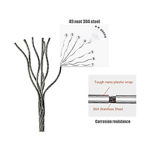 JOOM Retractable Clothesline Indoor Double Clothes Lines retracting | Heavy Duty for Drying Laundry line Outdoor|Wall Mounted Stainless Steel 13.8Feet Two line (Blue Grey)