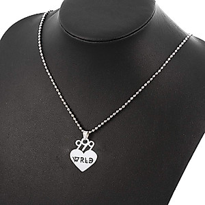 COMTRUDE 999 Necklace Premium Stainless Steel Pendant Perfect Gifts for Young Singer Fans Silver