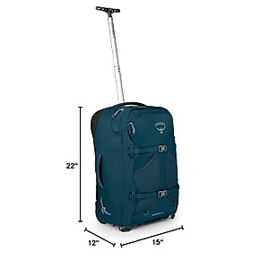 Osprey Fairview 36 Women's Wheeled Travel Backpack, Night Jungle Blue (10003702)