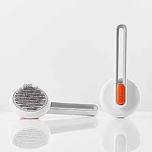 PETKIT Dog Cat Grooming Brush Comb,Self Cleaning Slicker Brushes for Dogs Cats Pet Grooming Massage