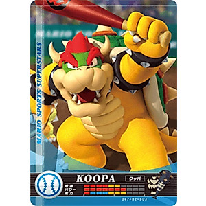 Nintendo Mario Sports Superstars Amiibo Card Baseball Bowser for Nintendo Switch, Wii U, and 3DS