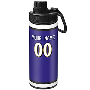 ANTKING Baltimore Tumbler Travel Mug Coffee Cup Custom Name Number Gifts for Men Women Youth