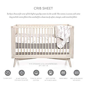 Oilo Baby Blanket Bundle | Cute Lightweight Cotton Fabric Comforter | Cozy, Soft wash & Waterproof Diaper Change pad, Blanket & Crib Sheet | for Infant/Toddler | Newborn Nursery Collection | Llama